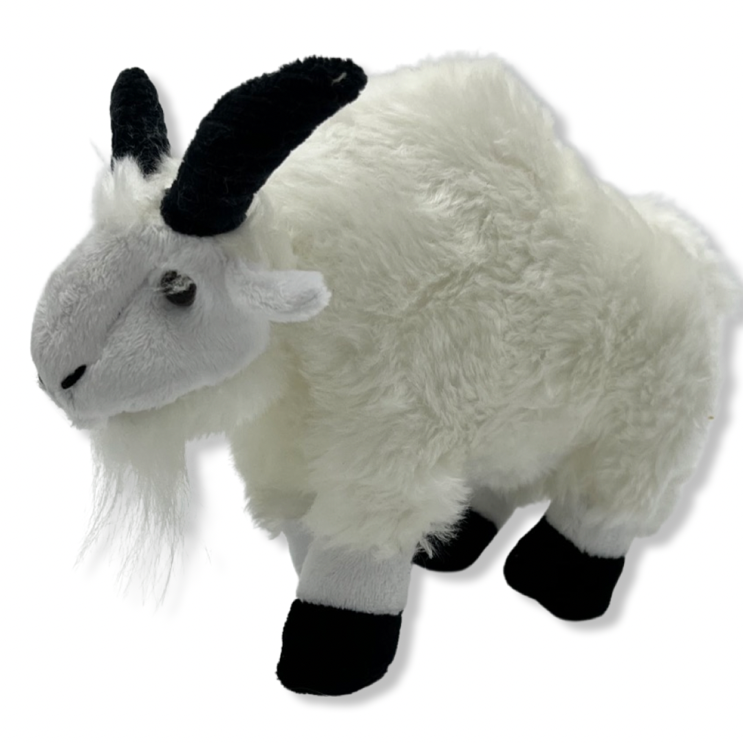Montana Plush Mountain Goat White | PaddleHeads Post