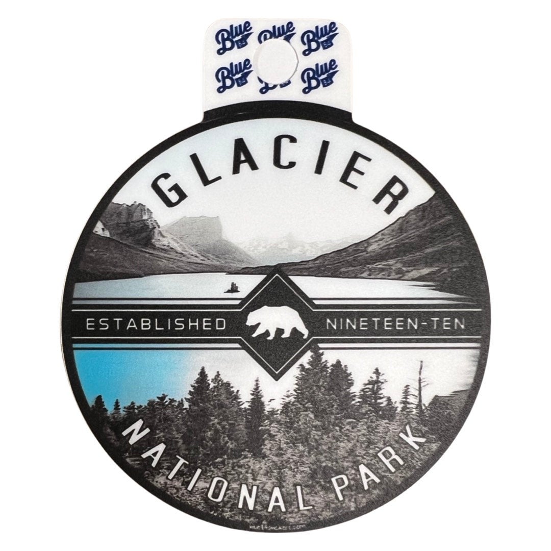 Montana Sticker Glacier National Park | PaddleHeads Post